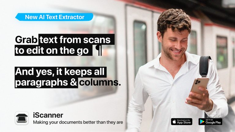 Meet iScanner’s New Text Extractor